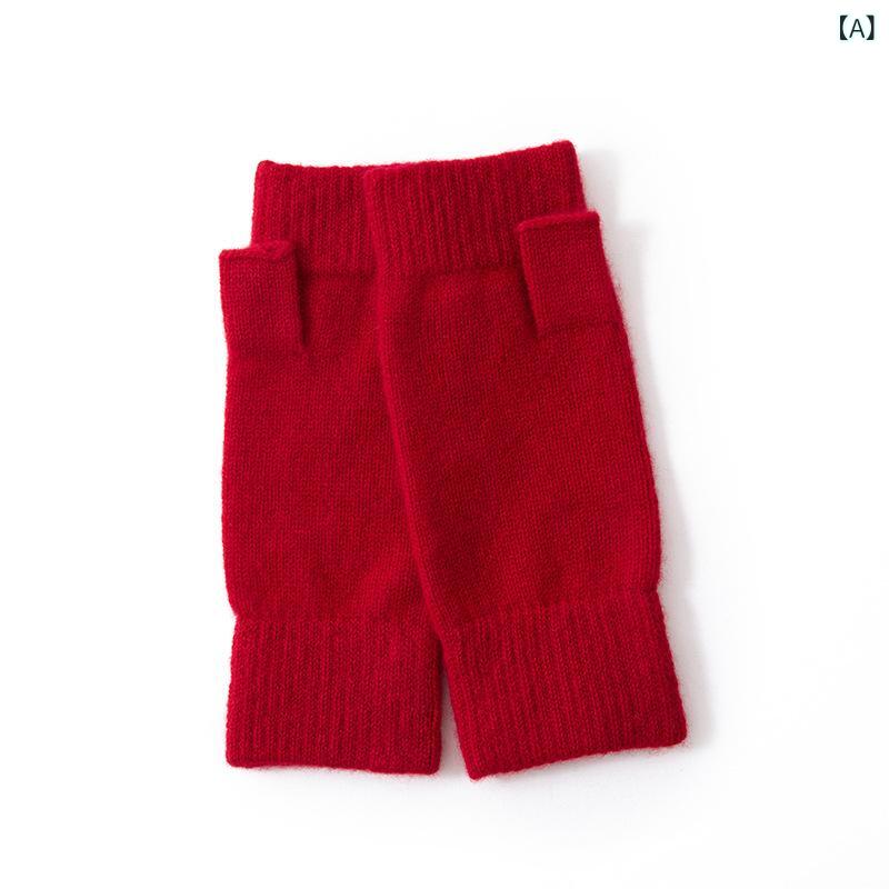 ・カテゴリ: 防寒手袋・タイプ: 半指・機能: 保温・素材: カシミヤ100%・カラー展開: レッド、ライトグレー、ダークグレー、ナチュラルベージュ、キャメル・サイズ展開: フリーサイズ・スタイル: ビジネス、カジュアル、エレガント、ミニマ...