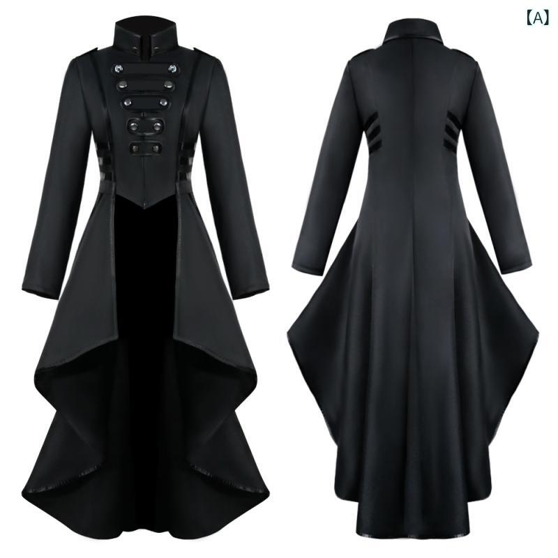 ・用途: 舞台衣装・性別: ユニセックス・生地: 制服クロス・素材: 綿、ポリエステル・カラー展開: ブラック、レッド、ブルー、グリーン・サイズ展開: S、M、L、XL、XXL、XXXL・対象年齢: 18～24歳・デザインテーマ: 欧米ファ...