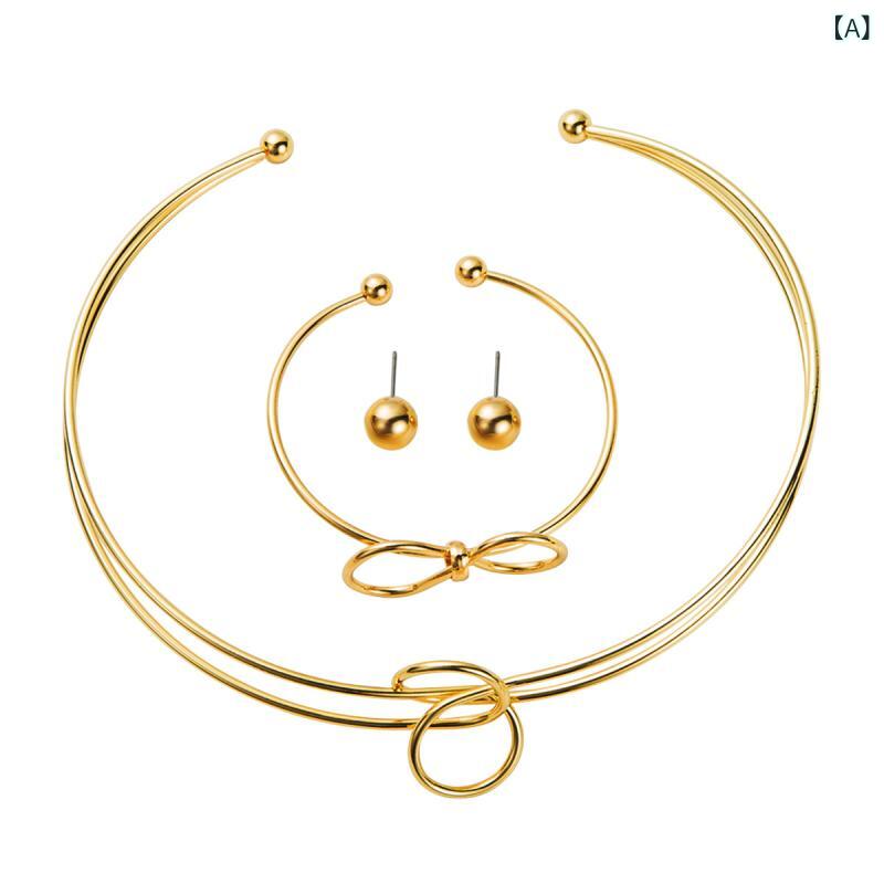 ・素材: 鉄・形状: 幾何学模様・カラー展開: ゴールド、ホワイトK・流行要素: 円形、幾何学・スタイル: シンプル、ファッション通勤・重量: 約36.2g・周囲長: 31cm～40cm・対象: 女性・種類: チョーカー