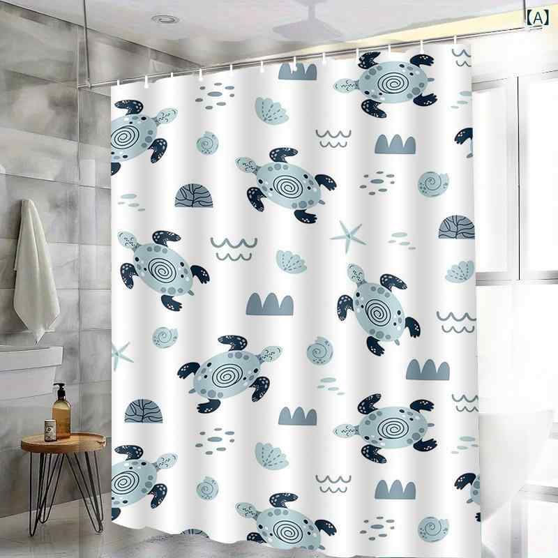 ・主な素材: ポリエステル・スタイル: モダン、シンプル・カテゴリ: シャワーカーテン・特徴: 防水・設置方法: 穴あけ不要・サイズ展開: 90x180cm, 120x180cm, 150x180cm, 180x180cm, 180x200cm