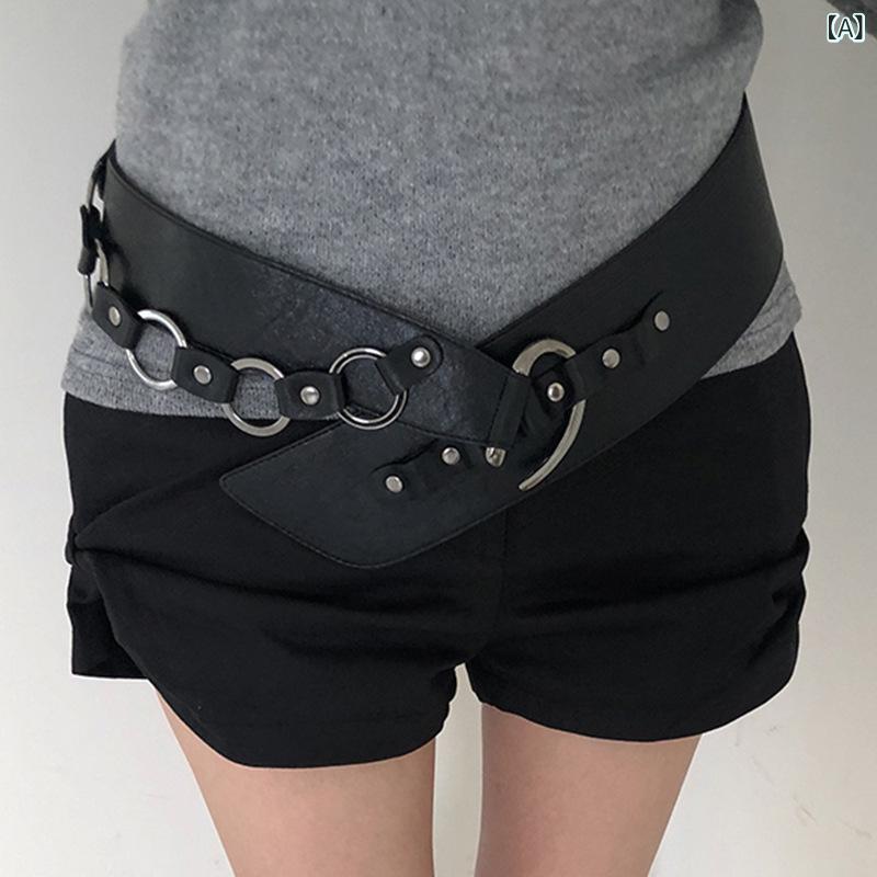 カラー: ブラックサイズ: フリーサイズ幅: 普通タイプ (2-4cm)長さ: 80-100cm留め具: スナップボタンスタイル: レトロ.文芸スタイル分類: 文芸レトロ加工方法: レザー成形