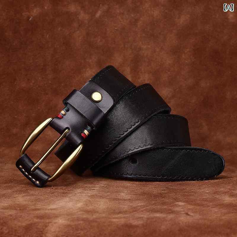 素材: 革革特性: フルグレーンレザーバックル素材: 銅留め具: ピンバックル色: 773型 ブラック 3.8CM幅 4MM厚, 773型 コーヒー 3.8CM幅 4MM厚, 773型 ダスティイエロー 3.8CM幅 4MM厚, 773型 ...