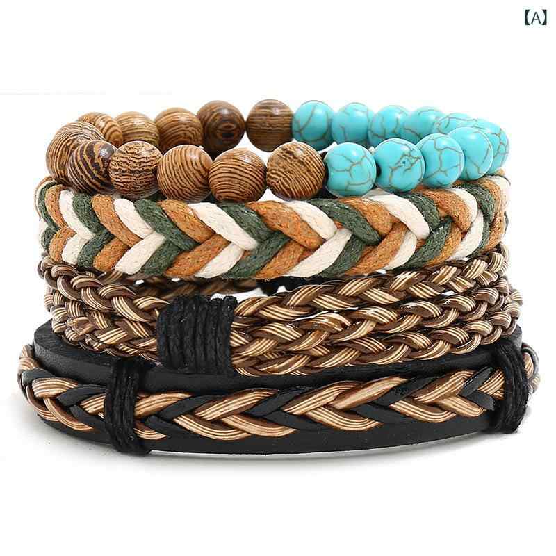 2個セット・カテゴリ: アクセサリー・スタイル: ユニセックス・主な素材: 合成皮革・形状: 幾何学・セット内容: 4点セット