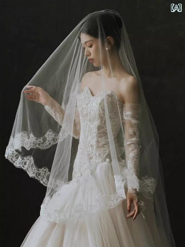 ・カテゴリ: ヘッドドレス・種類: チャペルスタイル・主な素材: 布・性別: レディース・スタイル: フェアリー・モチーフ: 花・デザイン要素: レース・カラー: ホワイト・サイズ展開: 長さ1.5m幅1.5m、長さ2m幅1.5m、長さ3m...