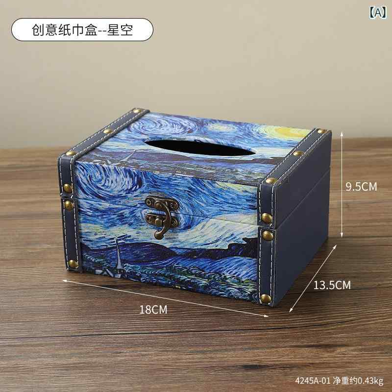 ・カテゴリ: ティッシュケース・スタイル: 田園風・素材: 木製・機能: 防水・適用ティッシュ: ボックスティッシュ・適用場所: 車、リビング・カラー展開: 星空、杏の花、白いバラ、ひまわり、デイジー・型番: 4245A・貿易属性: 国内取...