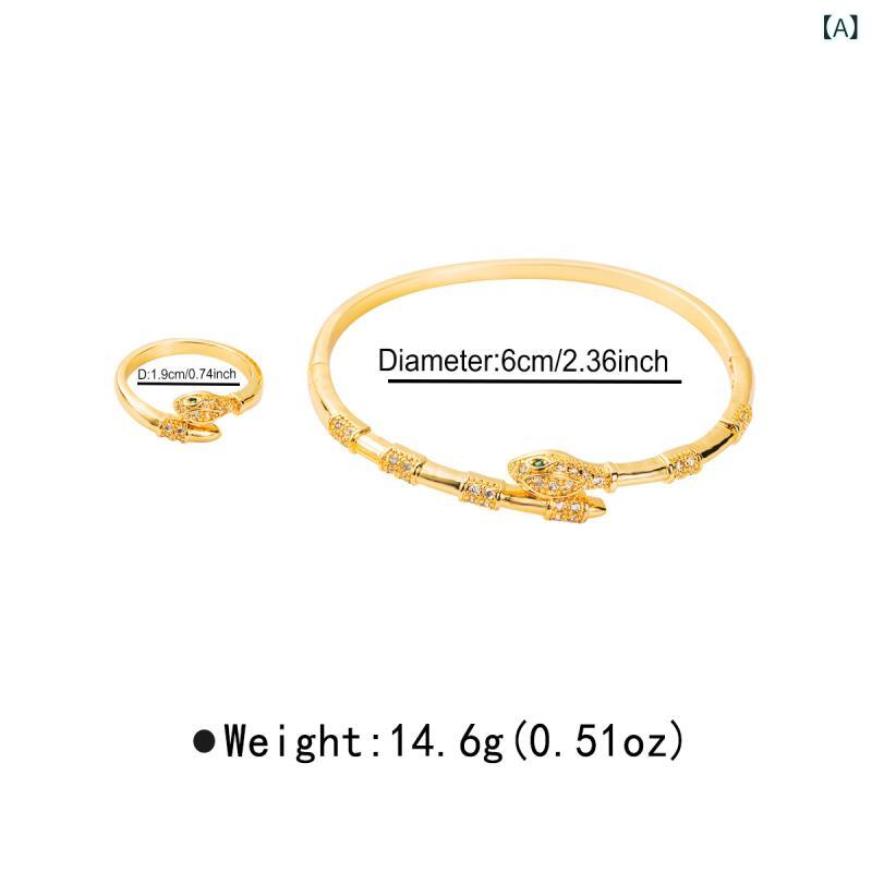 ・素材: 銅、ジルコニア・加工: 電鍍・カテゴリ: ブレスレット、リングセット・スタイル: ライトラグジュアリー・デザイン展開: スネーク、蝶結び、麦の穂、ラウンドストーン・カラー展開: ゴールド、シルバー系・サイズ展開: 7号、8号・製品...