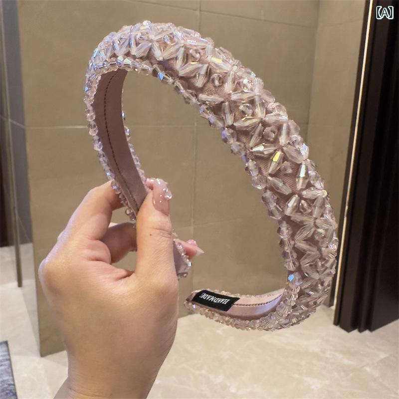 ・素材: 人造水晶・加工: 手作り・カラー: ピンク、ブラック、グレー・人気要素: テクスチャー・スタイル: インスタ風・スタイル分類: 個性的なトレンド・カテゴリ: ヘッドドレス・対象: 女性用・人気要素分類: 自然