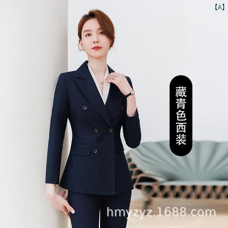 ・カテゴリ: オフィスウェア・スタイル: きれいめ・主な素材: ポリエステル、ポリウレタン・袖丈: 長袖・パンツ丈: 九分丈・カラー展開: ネイビー、ホワイト・サイズ展開: S, M, L, XL, 2XL, 3XL