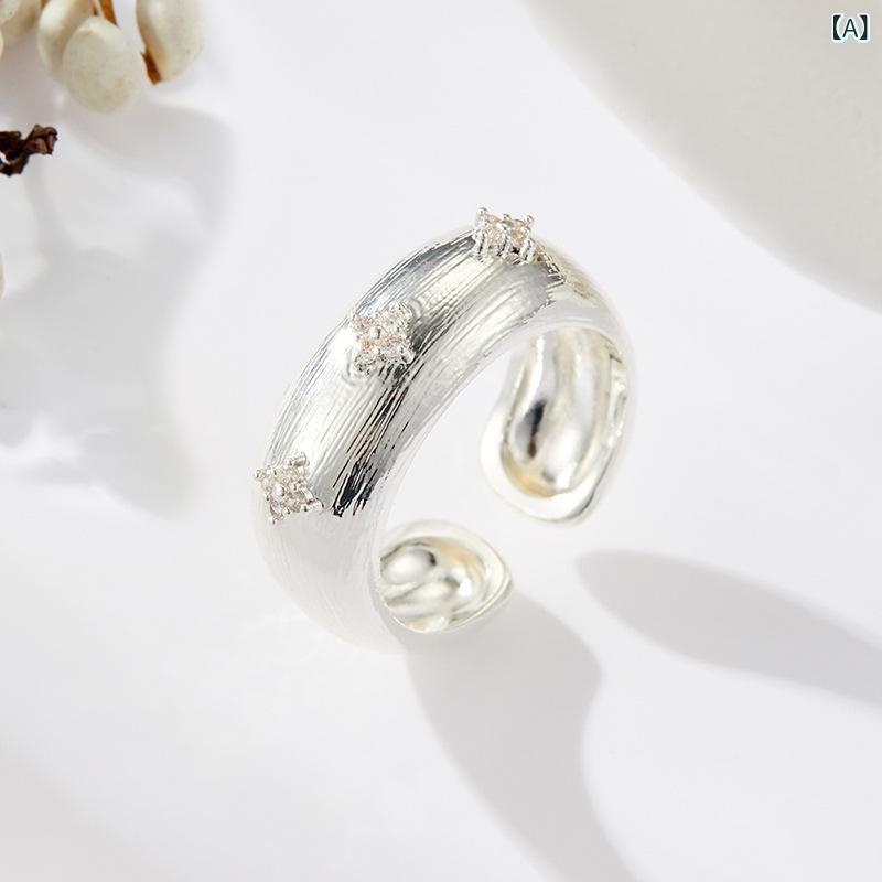 2個セット・カテゴリ: 指輪・スタイル: 文芸レトロ・対象: 女性・種類: サイズ調整可能・素材: 銅・形状: 幾何学型・流行要素: リング型・加工方法: 電気メッキ・デザイン: ブラッシュ加工ワイドタイプ・リングタイプ: 人差し指リング・...