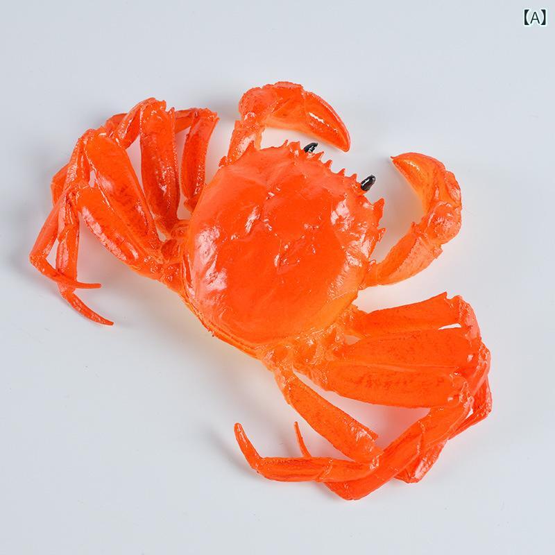 2個セット・素材: PVC・加工方法: 射出成形・設置形式: 置き物・スタイル: 中国風・形状: カニ・カラー展開: 赤、青