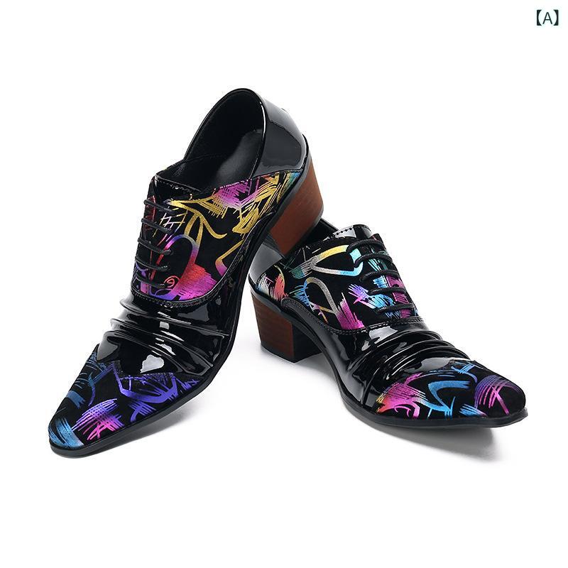 ・カテゴリ: 革靴・スタイル: ビジネス・性別: メンズ・アッパー素材: 牛革・ソール素材: ゴム・つま先形状: ポインテッドトゥ・履き口の高さ: ローカット・留め具: レースアップ・特徴: シークレットヒール・デザイン要素: ステッチ、ト...