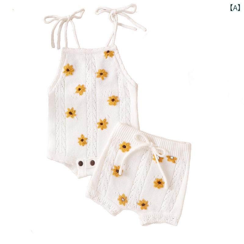 ・対象: 女性・スタイル: カジュアル・カテゴリ: キッズセット・セットタイプ: パンツセット・セット内容: 2点セット・対象年齢: 新生児 (0～1歳、80cm以下)・着用シーズン: 冬、春、秋・袖丈: 半袖・パンツ丈: ショート・生地加...