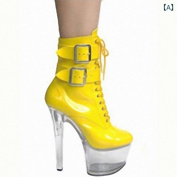 2個セット・カテゴリ: ファッションブーツ・対象: 成人・アッパー素材: 人工PU・ソール素材: プラスチック・性別: レディース・スタイル: エレガント・つま先形状: ラウンドトゥ・ヒール形状: スティレットヒール・ヒール高さ: 8cm以...