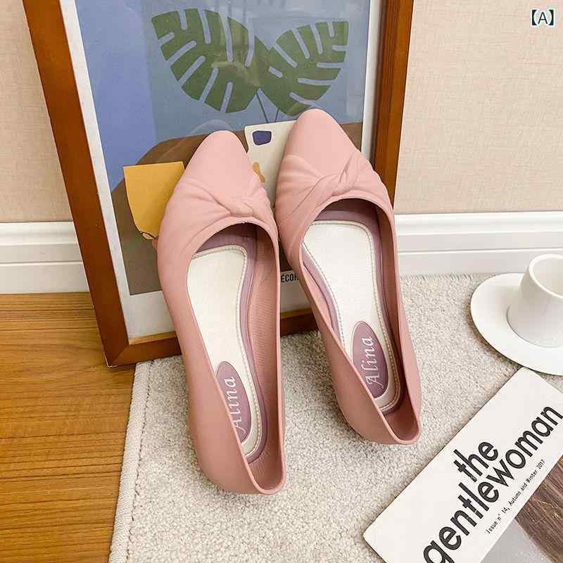 ・カテゴリ: 女性用レインシューズ・アッパー素材: PVC・筒丈: 膝上丈・カラー展開: ピンク、杏、ブラック・サイズ展開: 36、37、38、39、40