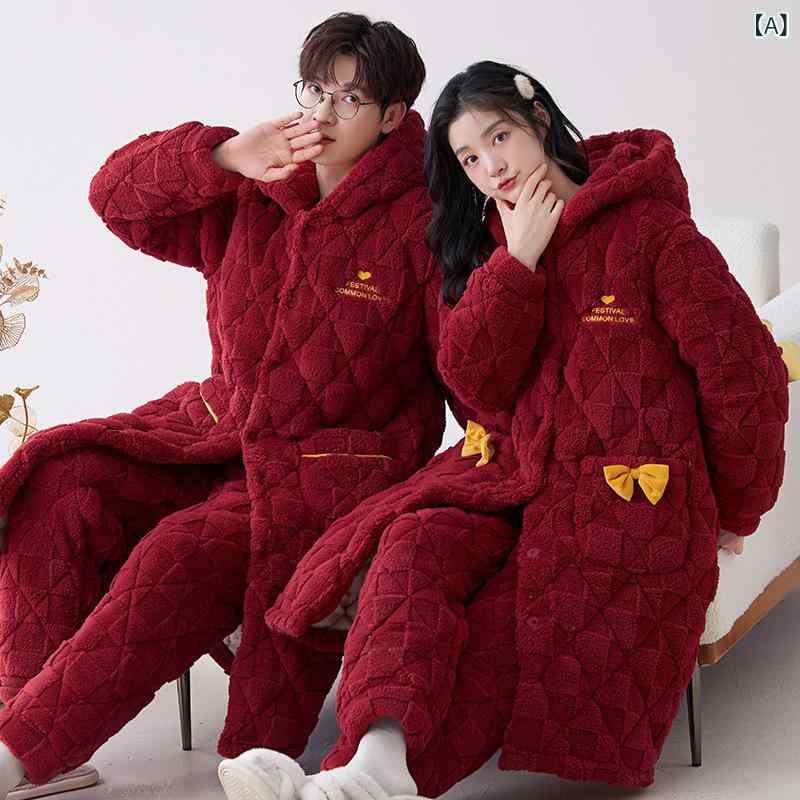 ・カテゴリ: パジャマ・主な素材: 綿100%、フランネル・厚さ: 厚手・生地厚さ: 超厚手 (501-600g/m²)・ネックライン: 襟付き、クルーネック・袖丈: 長袖・パンツ丈: 長ズボン・機能: 通気性、伸縮性、部屋着、保温、外着可...