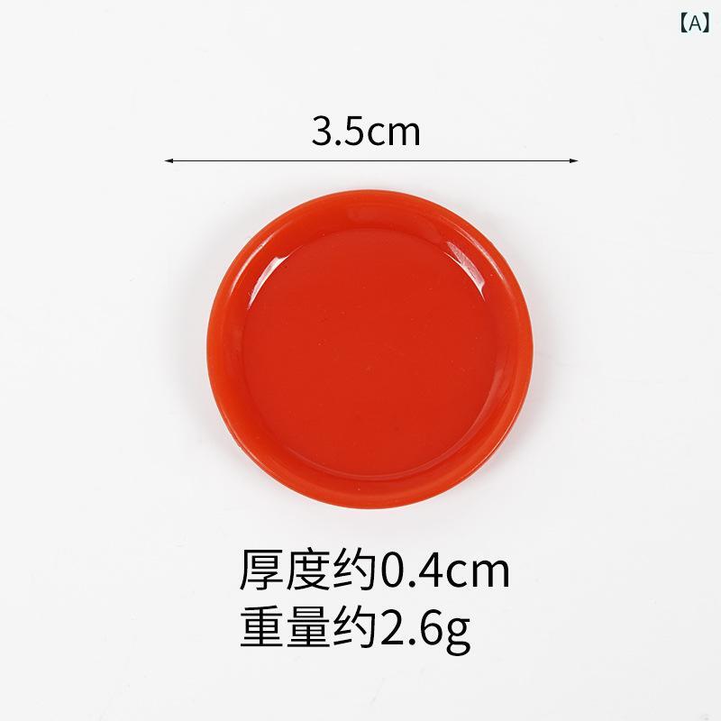 5個セット・素材: ABS・加工: 注射成形・カテゴリ: その他フェイクフード・タイプ: 置き物・スタイル: モダンミニマリスト・形状: プレート・厚さ: 0.4cm・カラー: レッド