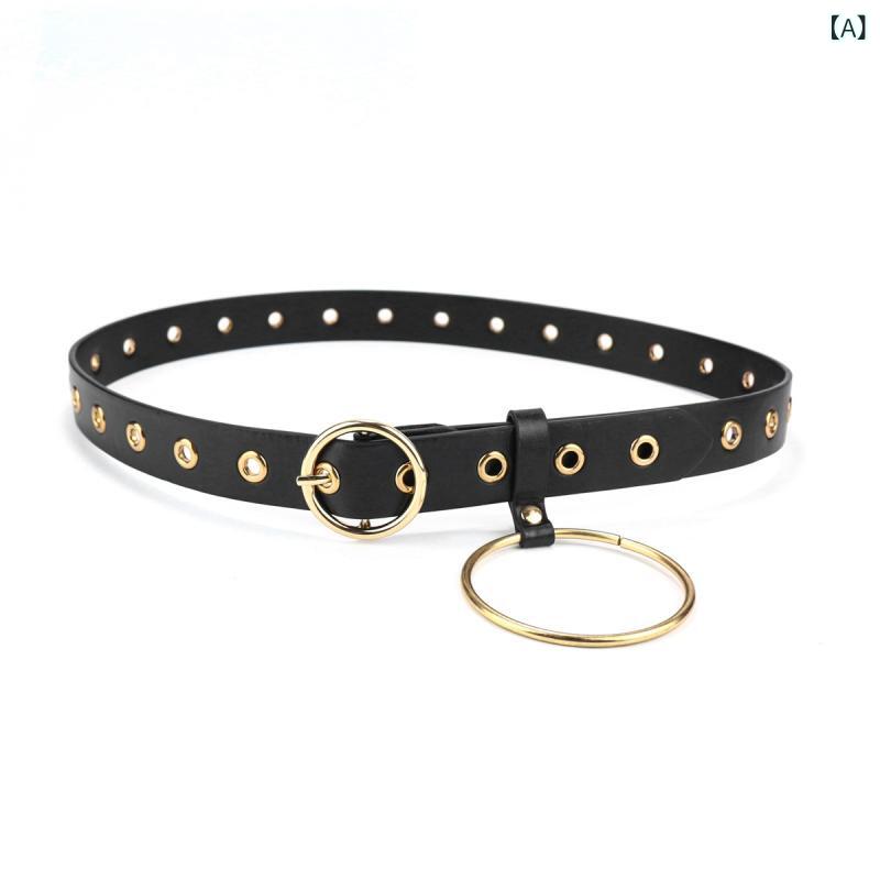 ・主な素材: PUレザー・バックル素材: 合金・留め具: ピンバックル・カラー展開: ブラック、ホワイト、ブラウン、キャメル・幅: 普通幅（約2-4cm）・サイズ展開: S、M、L、115cm・スタイル: オールシーズン、カジュアル、オフィ...