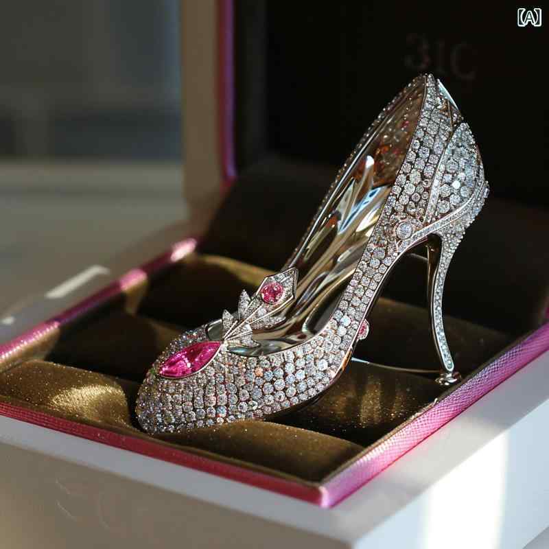 10個セット・素材: 銅・加工方法: 電気メッキ・流行要素: ハイヒール・機能: 記念、装飾、贈答・スタイル: オリジナルデザイン・対象: 女性・種類: ブローチ・流行要素分類: 形状/パターン