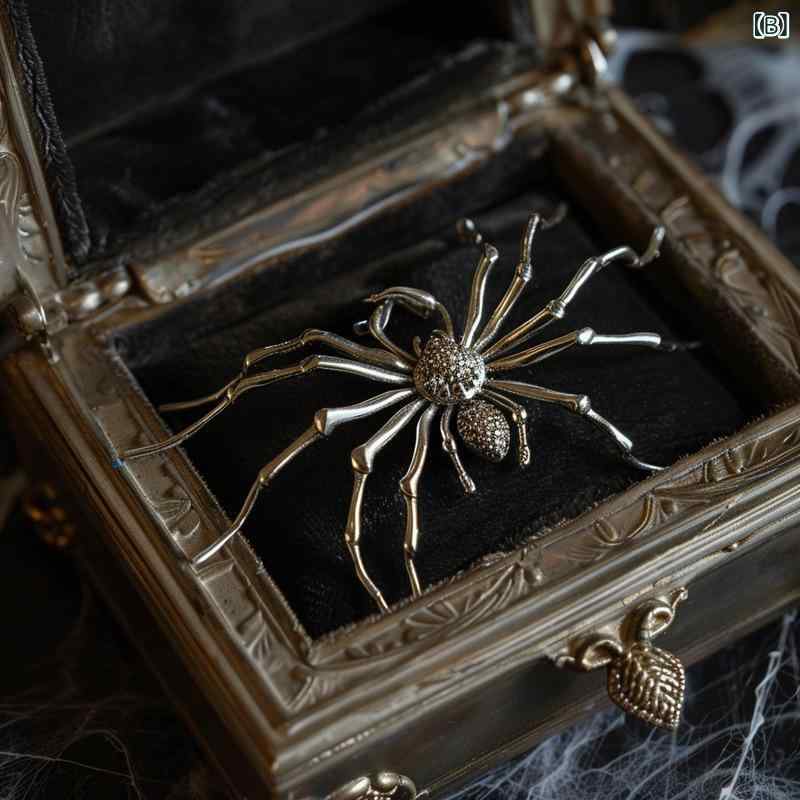 10個セット・素材: 銅・加工: 電気メッキ・流行要素: クモ・機能: 記念、装飾、贈答用・スタイル: オリジナルデザイン・対象: 女性・種類: ブローチ・流行要素分類: 自然