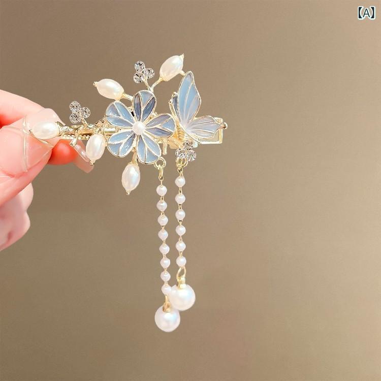 ・素材: 合金・デザイン: 古風山茶花彩絵タッセルヘアクリップ・加工: メッキ加工・種類: 前髪クリップ・カラー: 蝶々山茶花・流行要素: 山茶花・スタイル: レトロ・スタイルカテゴリ: 文芸レトロ・カテゴリ: ヘアアクセサリー・対象: 女...