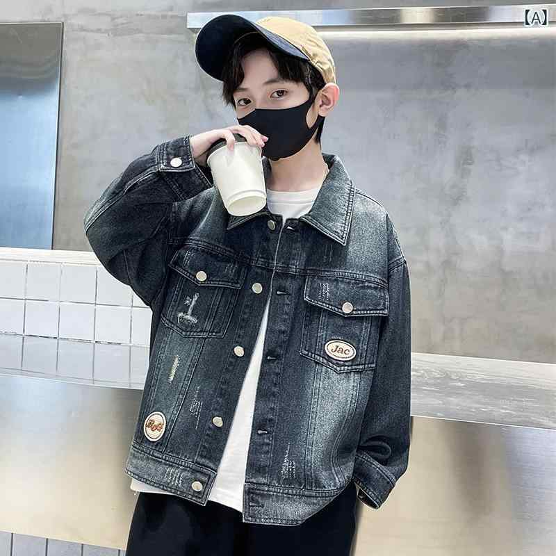 ・カテゴリ: ジャケット・スタイル: カジュアル・主な素材: デニム・素材混率: デニム95%・対象: メンズ・フード: なし・厚さ: 普通・開閉: シングルボタン・柄: 無地・生地加工: 柔軟加工・適合シーズン: 春、秋・カラー展開: ブ...