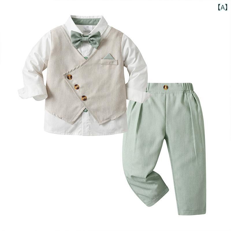・カテゴリ: キッズセットアップ・性別: 男の子・スタイル: 欧米風・セット内容: パンツセット・セット点数: 2点セット・対象年齢: 3〜8歳・適用シーズン: 春、秋・袖丈: 長袖・パンツ丈: ロング丈・生地加工: 柔軟加工・厚さ: 普通...