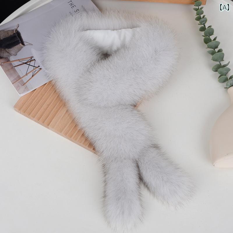 ・性別: 女性用・主な素材: ラビットファー・対応シーズン: 冬、春、秋・スタイル: シンプル・長さ: 85cm・幅: 13cm・柄: 無地・機能: 保温・種類: ネックウォーマー・カラー展開: ブルーフォックス原色、コーヒーグレー、ピーチ...