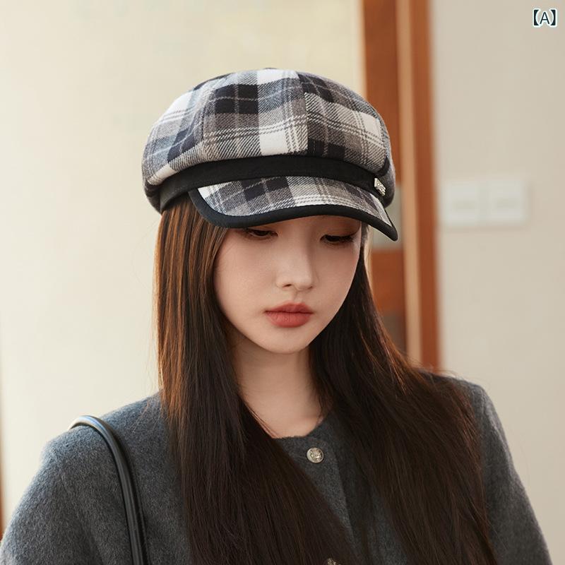 ・カテゴリ: 八角帽・流行要素: 英字・シーズン: 冬、秋・帽頂スタイル: ラウンドトップ・つばスタイル: ショートブリム・カラー展開: ブラック、ワインレッド、ブラウン、ライトカーキ、ダークカーキ・サイズ展開: フリーサイズ・機能: 保温...