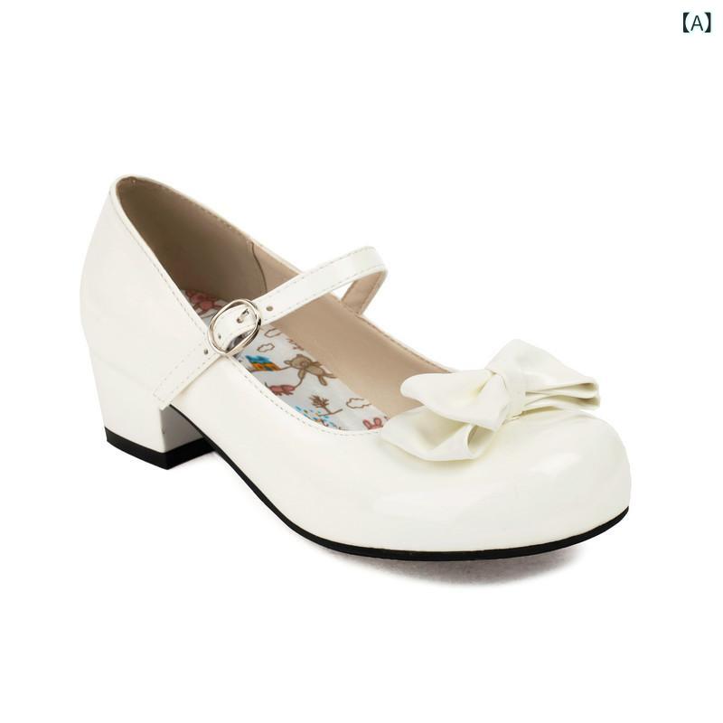 ・スタイル: ユニセックス・つま先形状: ラウンドトゥ・アッパー素材: 人工PU・対象: レディース・ヒール高さ: 6〜8cm・柄: 無地・カラー展開: ホワイト、ブラック、ピンク・サイズ展開: 30,31,32,33,34,35,36,3...