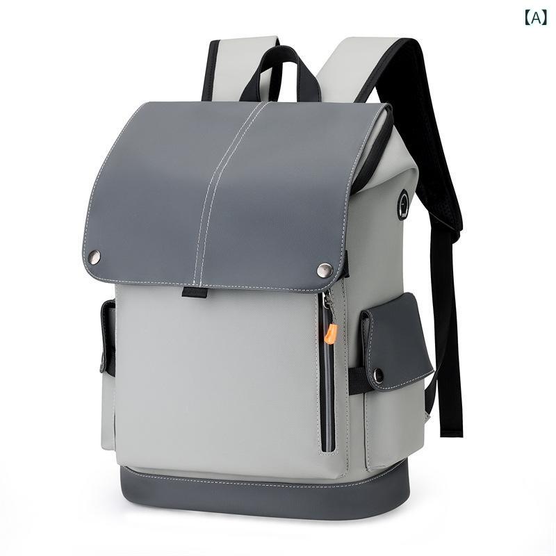 ・カラー展開: ダークグレー×ライトグレー、グレー、ブラック、ブラック×グレー・性別: メンズ・シーン: ビジネス、トラベル・主な素材: PUレザー・スタイル: ビジネスカジュアル・容量: 36L～55L・機能: 防水・収納可能PCサイズ:...