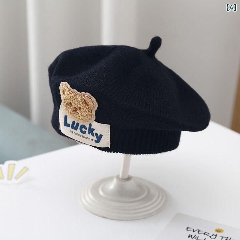 ・カテゴリ: ベレー帽・カラー展開: ブラック、ホワイト、ベージュ、イエロー、カーキ、パープル、ピーコックブルー、ピンク、ロイヤルブルー、オレンジ・サイズ: 5ヶ月～4歳対応、伸縮性・対象年齢: 0ヶ月～2歳・帽子のトップ: 丸型・機能: ...