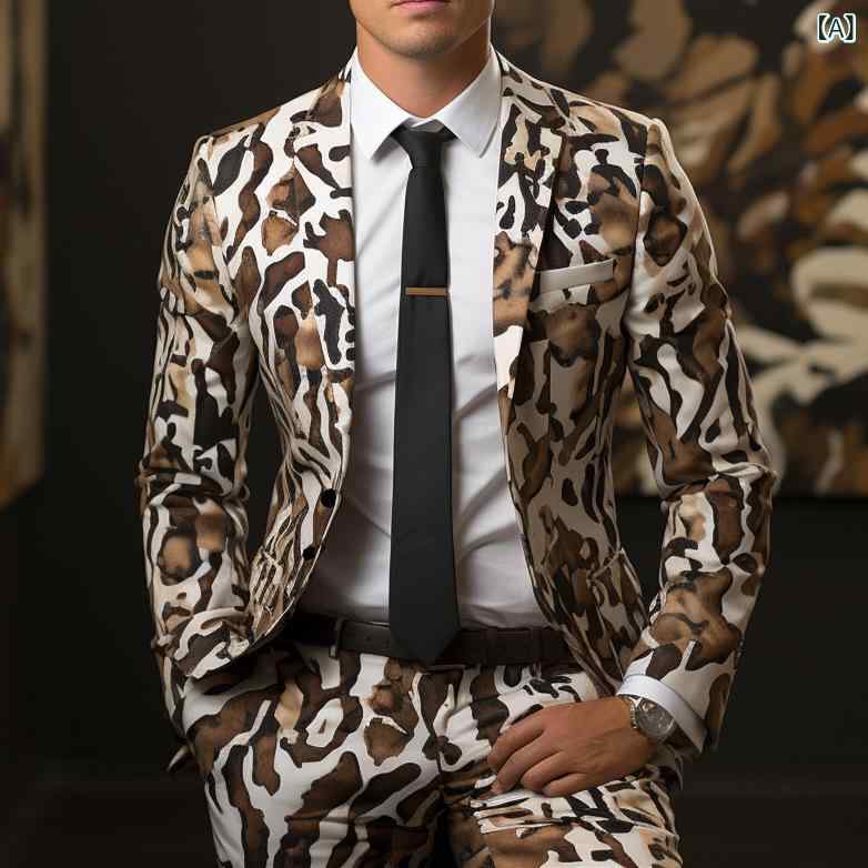 ・カテゴリ: カジュアルスーツ・スタイル: ストリート・主な素材: ポリエステル97%・裏地: ポリエステル・襟型: ノッチドラペル・袖丈: 長袖・着丈: レギュラー・前閉じ: シングルブレスト2つボタン・ポケット: ウェルトポケット・裾デ...