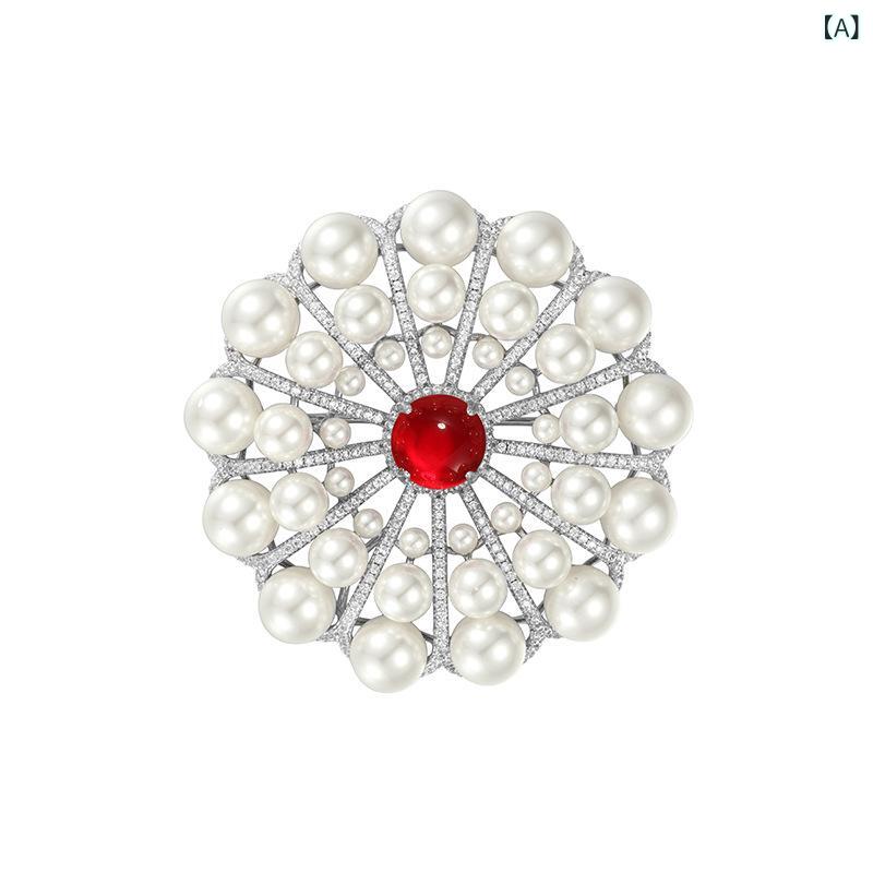 材质: シルバー 样式: レディース 造型: 花 处理工艺: パール 颜色: ホワイト 元素: 花 风格: 宮廷風 材质纯度: 925シルバー 风格分类: レトロ 种类: ブローチ 元素分类: 花 功能: 2way