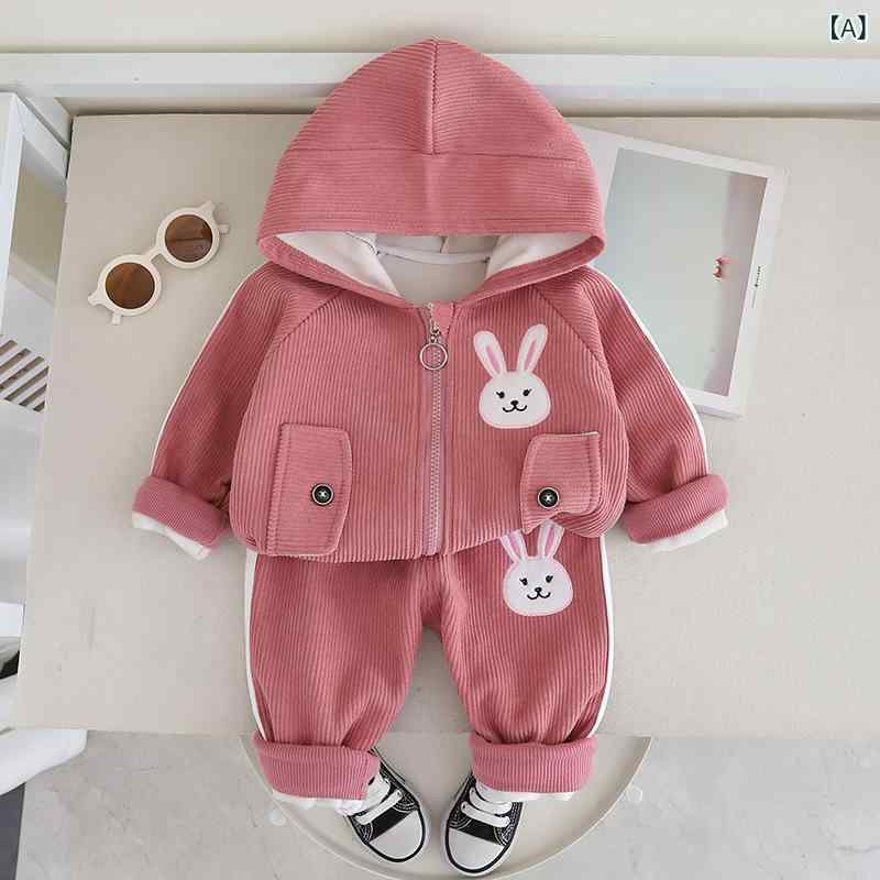 ・カテゴリ: キッズセットアップ・性別: 女の子・スタイル: 韓国風・セットタイプ: パンツセット・セット点数: 2点セット・内容: 衣料・対象年齢: 1〜3歳 (身長80〜100cm)・袖丈: 長袖・フード: 付き・パンツ丈: ロング・加...