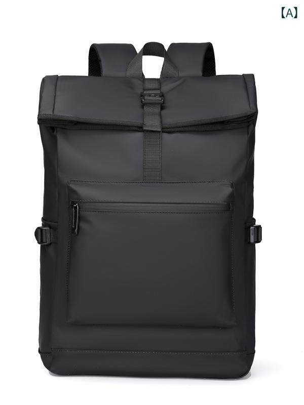 ・カラー展開: ブラック、グレー、グリーン、ブルー・性別: 男性・適用シーン: ビジネス・素材: PU・スタイル: ビジネスカジュアル・容量: 20L以下・機能: 通気性・PC収納サイズ: 35.56cm・柄: 無地・裏地素材: ポリエステ...