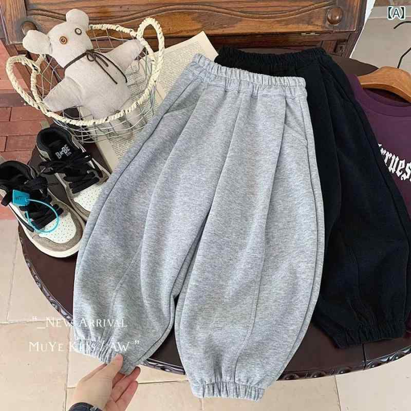 ・スタイル: 韓国風・主な素材: 綿65%・丈: ロング・性別: 女の子・対象年齢: 中小児 (3〜8歳)・タイプ: カジュアルパンツ・加工: 柔らかな肌触り・柄: 無地・デザイン要素: スポーツ、可愛い、トレンド・ウエスト: ミドルライズ...