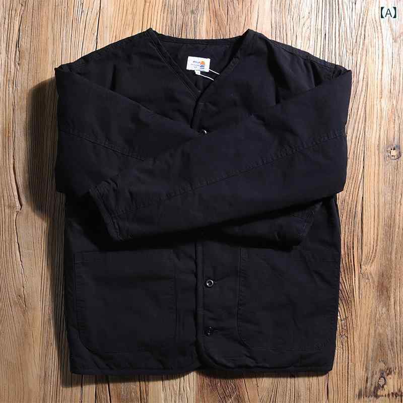 ・カテゴリ: コットンジャケット、中綿ジャケット・スタイル: ブリットカジュアル・タイプ: カーディガン・フィット: レギュラー・前立て: シングルボタン・詰め物: フェイクダウン・厚さ: 普通・柄: 無地・対象: ティーンエイジャー・主な...