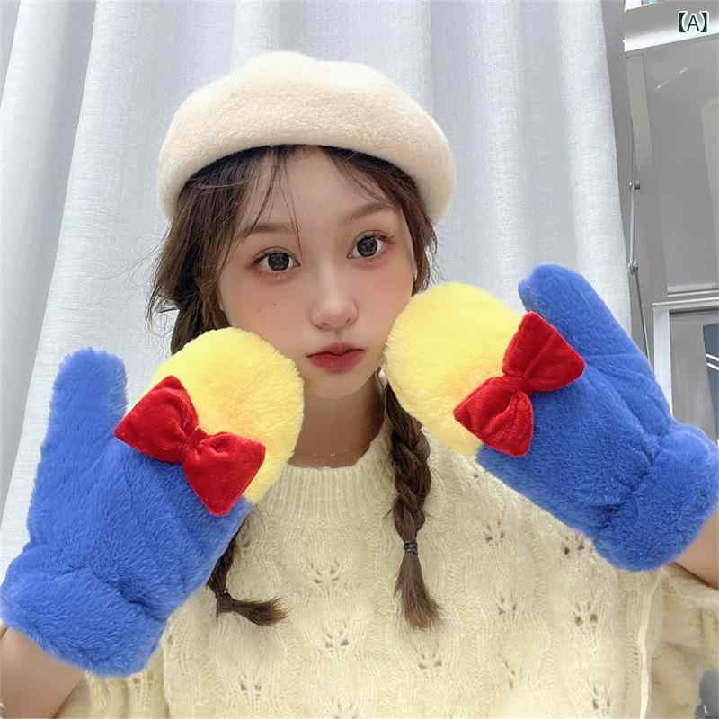 2個セット・機能: 保温・カテゴリ: ファッション手袋・種類: ミトン・カラー展開: ブルー, ピンク, パープル, イエロー・サイズ展開: フリーサイズ・スタイル: 個性、インスタ風・流行要素: アニマル、キャラクター