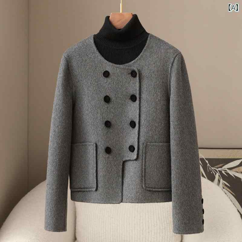 ・主な素材: 羊毛 80-90%、駱駝絨 30%以下・柄: 無地・厚さ: 中程度・シルエット: レギュラー・着丈: 50-65cm・ネックライン: クルーネック・袖丈: 長袖・加工: 防シワ加工・カラー展開: ダークグレー, チャコールグレ...