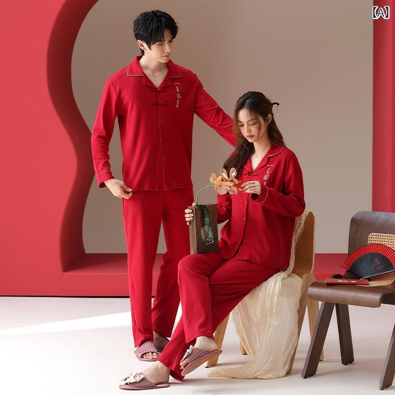 ・カテゴリ: セットアップ・主な素材: 綿100%・生地厚さ: 標準的な厚み (約181-200g/平方メートル)・ネックライン: 襟付き、クルーネック・袖丈: 長袖・パンツ丈: ロングパンツ・機能: ストレッチ、ルームウェア、保温、外出着...