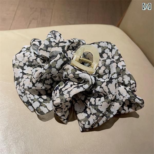 2個セット・素材: 布・スタイル: ヘアクリップ・加工: 手作業・ヘアアクセサリー種類: ヘアクリップ・カラー展開: ブラック花柄、ライトピンク花柄、グリーン花柄、ライトブルー花柄・デザイン要素: クロス・テイスト: シンプル・スタイルカテ...