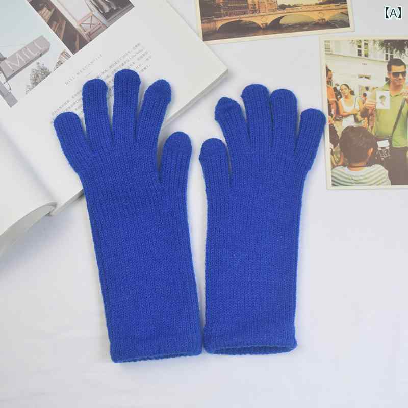 ・機能: タッチスクリーン対応、保温、防風・スタイル: 分指手袋・カラー展開: ブルー、ブラック、ピンク、イエロー、グリーン、ベージュ、ライトカーキ、レッド、グレー・サイズ: フリーサイズ・テイスト: 万能、ミニマル、きれいめ、シンプル、リ...