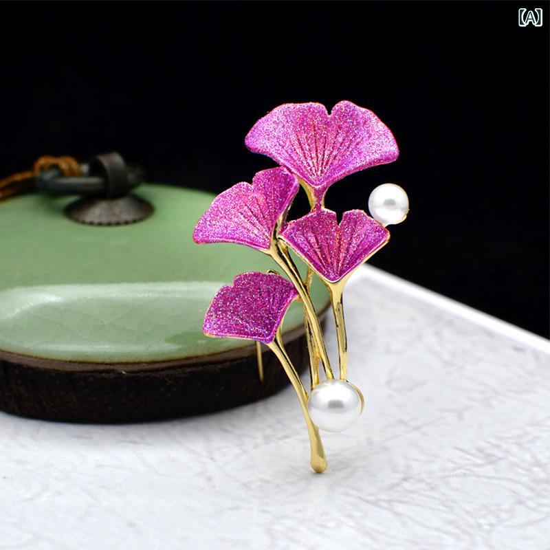 ・素材: 合金・対象: レディース・モチーフ: 花・加工: ドロップオイル・カラー展開: イエロー, パープル, ブルー, アクアブルー・デザイン要素: リーフ・機能: 記念, 装飾, 多機能, 結婚, 調整, 両用, 贈答用, 固定・スタ...