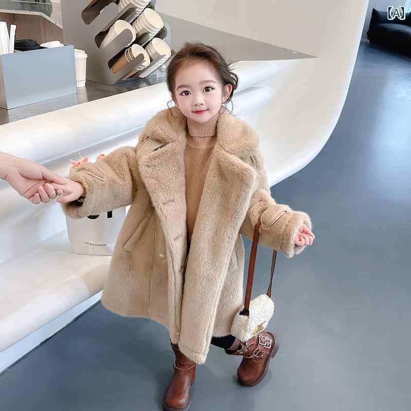 ・性別: 女児・対象年齢: 中小児 (3〜8歳、100〜140cm)・ネックライン: 襟付き・スタイル: 韓国風・柄: 無地・厚さ: 厚手・生地加工: 柔軟処理・デザイン要素: トレンド・袖丈: 長袖・主な素材: 綿95%・裏地素材: 綿9...