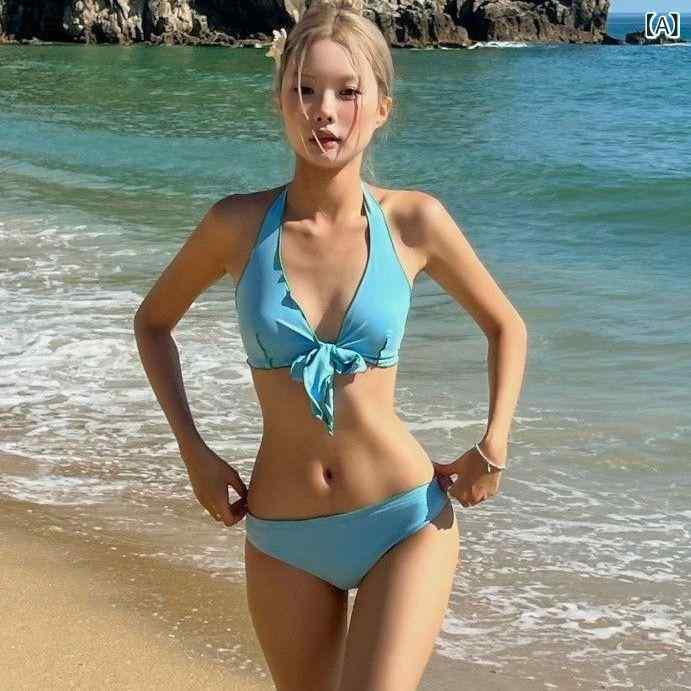 ・カテゴリ: 水着・スタイル: 三角、セクシー・対象性別: 女性・対象年齢: 成人・柄: 無地・仕様: 胸パッド付き、ワイヤーなし・素材: ナイロン 82%・重量: 約300g・裏地素材: ポリエステル、ポリウレタン 5%・着用シーン: ス...