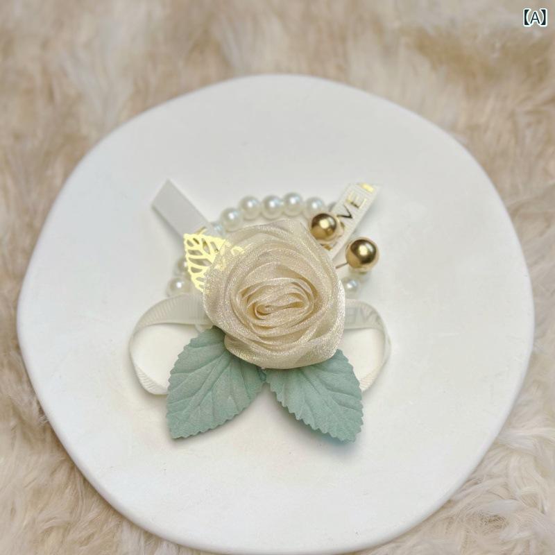 ・主な素材: アクリルヤーン・使用シーン: 結婚式・スタイル: 中国風・カラー展開: ロマンティックシャンパンローズ【単排】,フレッシュピンクローズ【単排】,ロマンティックシャンパンローズ【双排】,フレッシュピンクローズ【双排】,ロマンティ...