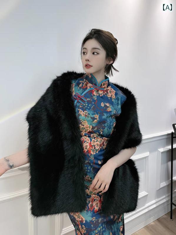 ・対象性別: 女性・素材: 人工皮毛・カラー: ブラック・スタイル: 欧米ストリート・幅: 28cm・縫製方法: 継ぎ合わせ・柄: 無地・機能: 装飾・要素: 継ぎ合わせ・形状: 特長タイプ