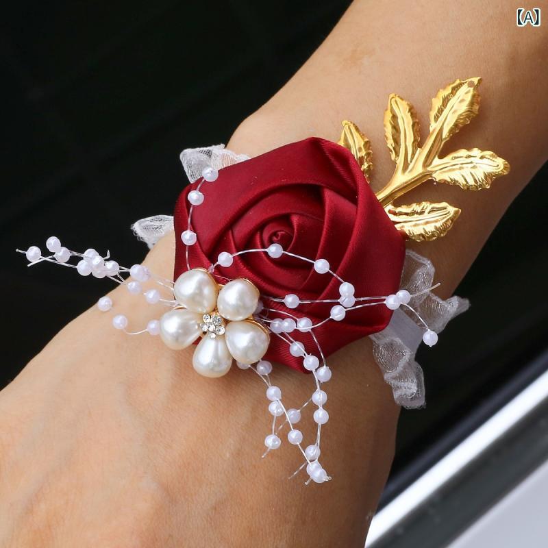 ・素材: 布・スタイル: 韓国・使用シーン: 結婚式・カラー展開: ダークワインレッド、ライトベージュ、ミルクホワイト、ライトブルー、ライトパープル、ダークグリーン・サイズ: 5cm×5cm・重量: 20g