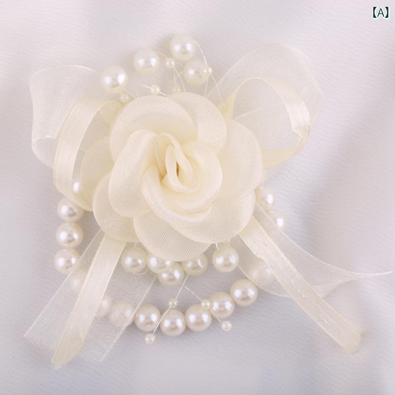 ・主な素材: 布・使用シーン: 婚礼・カラー: ミルク色・サイズ: 5cm×10cm、8cm×6cm・スタイル: 韓国