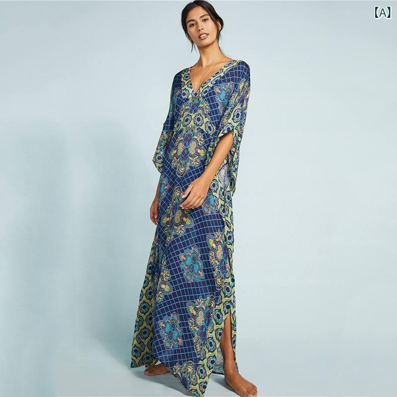・カテゴリ: 水着・対象: レディース・主な素材: 綿・利用シーン: ビーチ、スイミング・柄: プリント・サイズ展開: フリーサイズ・スタイル: ビーチウェア